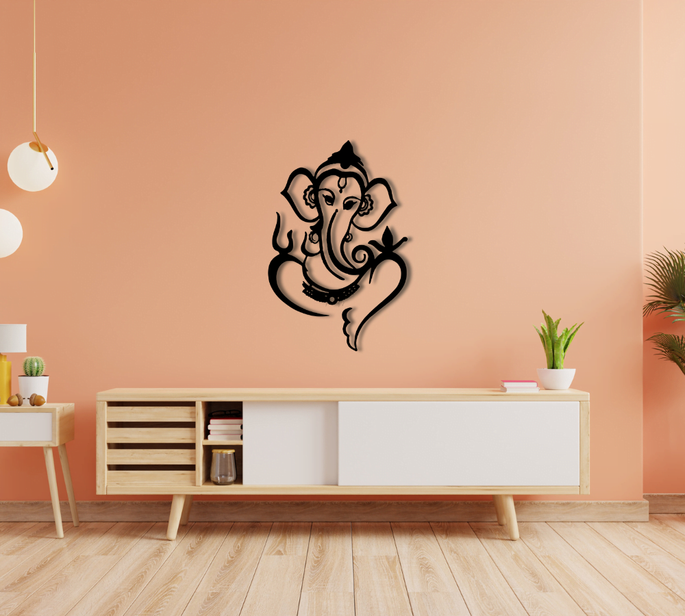 Ganesha Metal Wall Art – oliveandgray