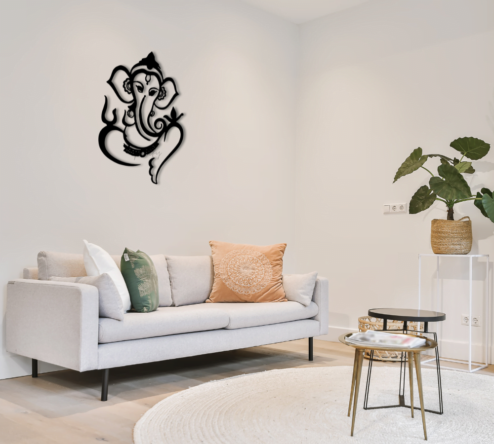 Ganesha Metal Wall Art – oliveandgray