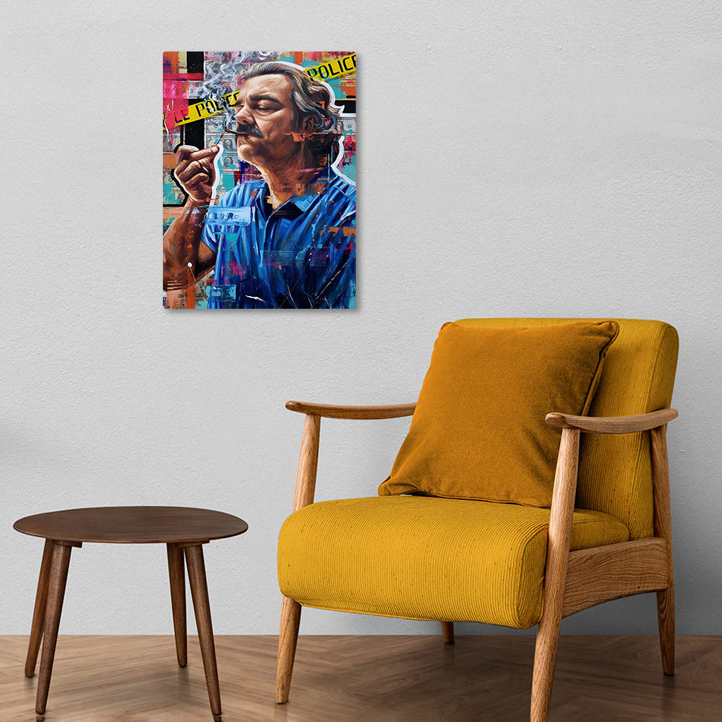 The Infamous Pablo Escobar Metal Poster – oliveandgray