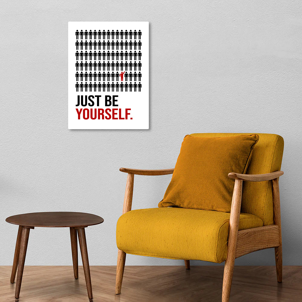 Authenticity is Your Superpower: Just Be Yourself Metal Poster ...