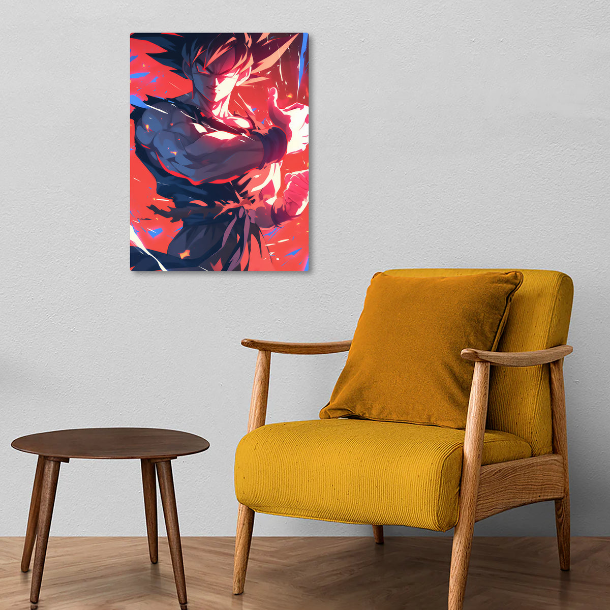 Goku: Birth of the Saiyan God Metal Poster – oliveandgray