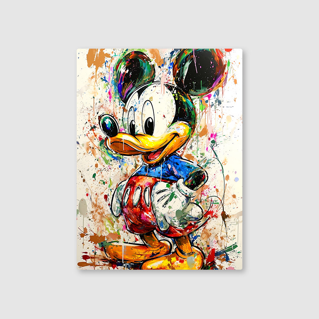 Mickey Mouse: Bright and Cheerful Metal Poster – oliveandgray