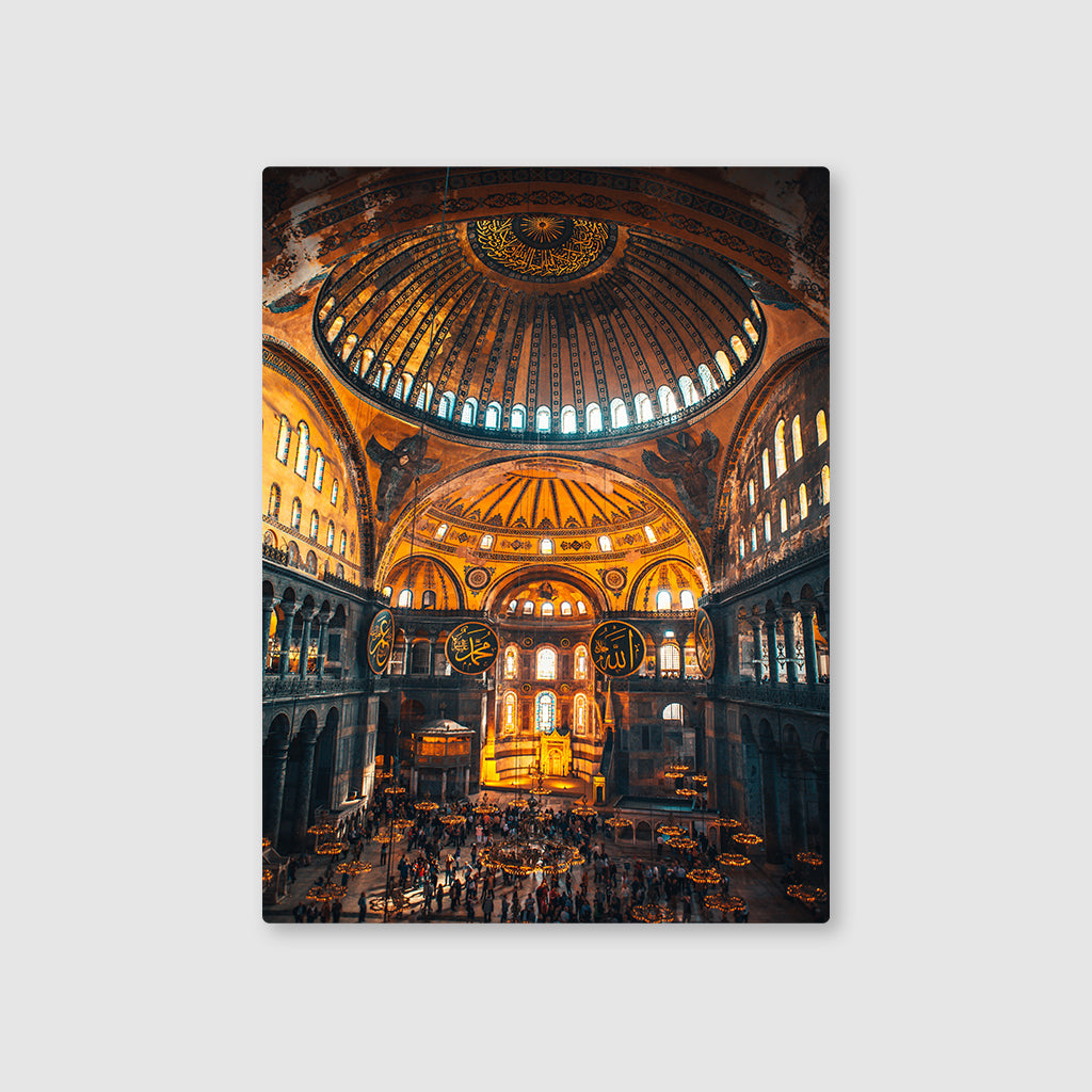 Timeless Faith: Haghia Sophia Metal Poster – oliveandgray