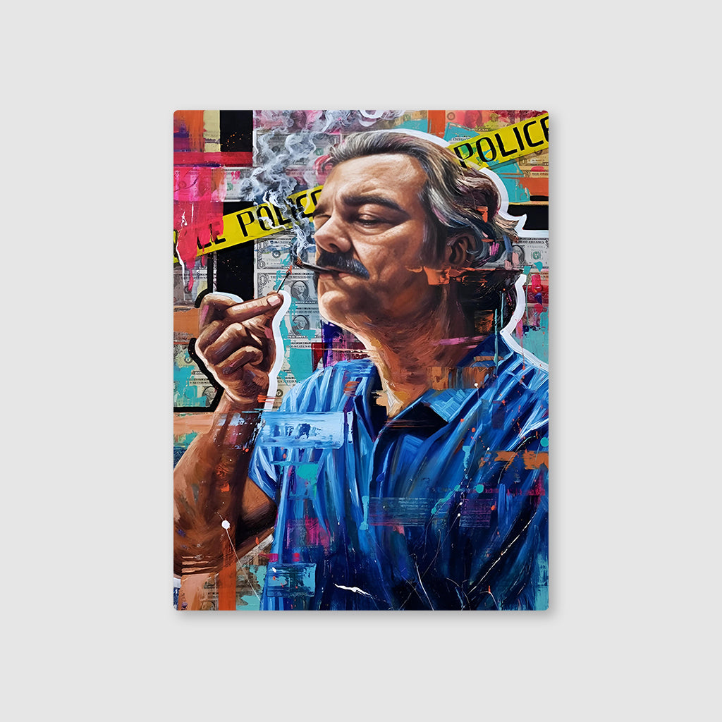 The Infamous Pablo Escobar Metal Poster – oliveandgray