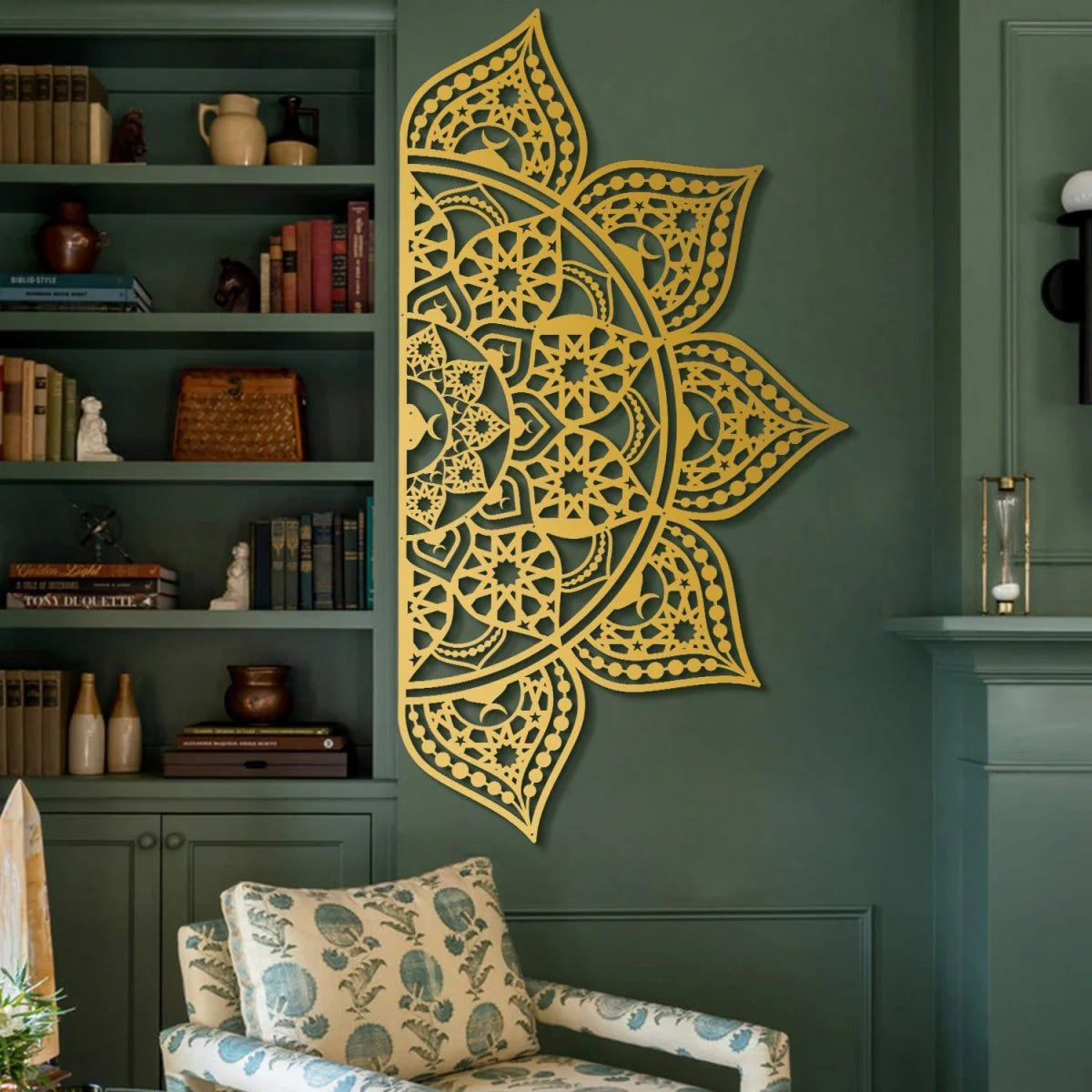 Islamic Mandala Metal Wall Art – oliveandgray