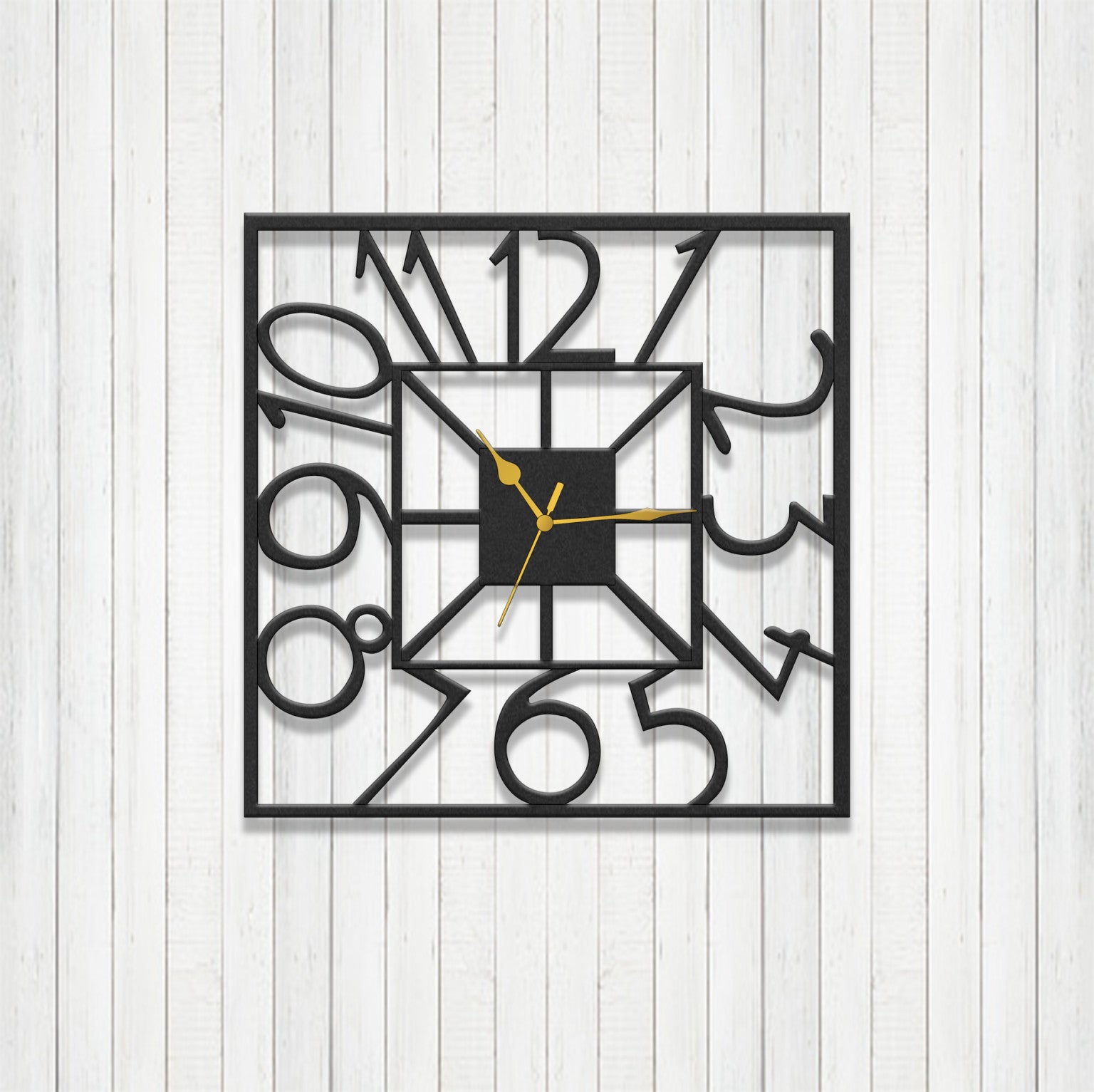 Themes Metal Wall Clock – oliveandgray