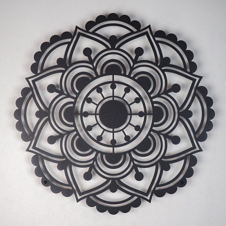 Mandala Work Metal Wall Art – oliveandgray